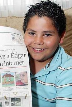 Edgar (el que se caía) aparecerá en un comercial de TV